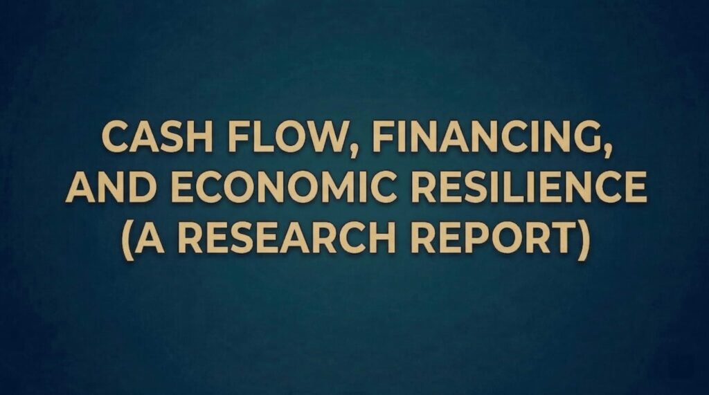 Cash Flow, Financing, and Economic Resilience [Research Report] — Jim ...